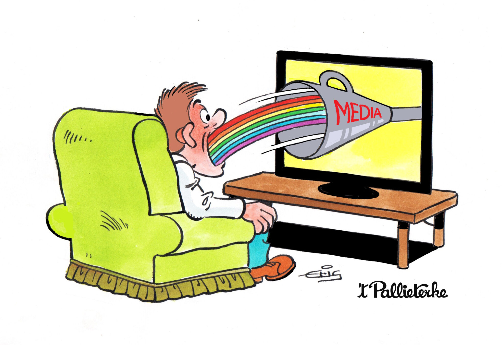 Mainstream media dwangvoeren propaganda - PAL